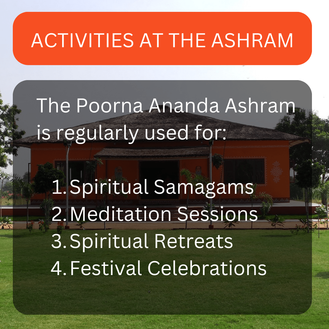 Dhyanashala – Meditation Hall Gyanashala – Satsang Hall Annapoornashala ...